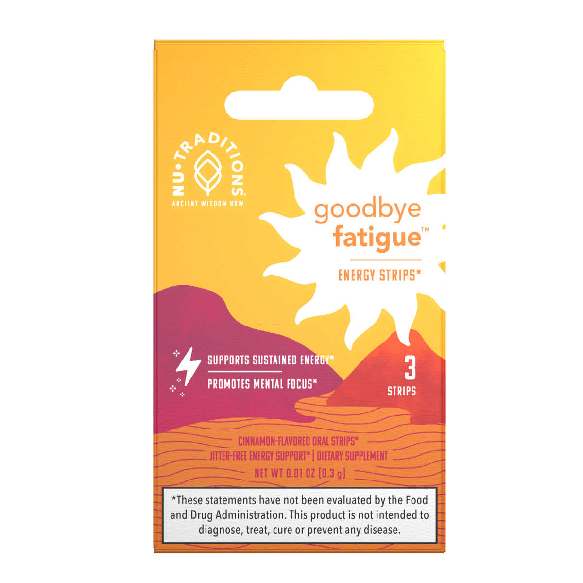 Goodbye Fatigue™ Energy Strips | NuTraditions Supplements
