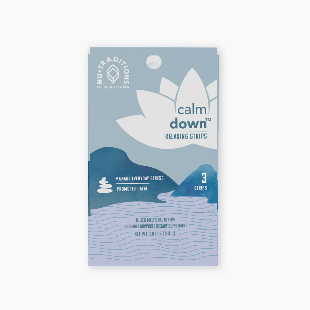 Calm Down™ Relaxing Strips | NuTradition Supplements – NuTraditions